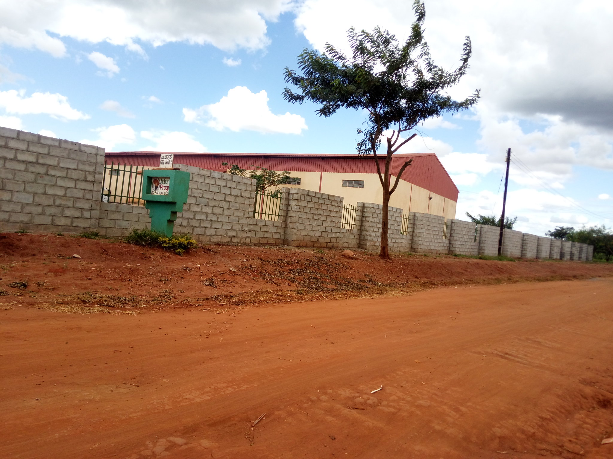 PROTECTIVE WALL COMPLETED – Malawi Project
